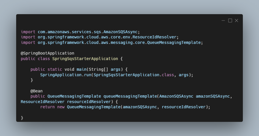 Send Messages To An Amazon Sqs Queue Using Spring Boot Makolyte 5770