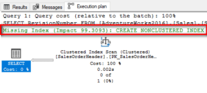 SQL Server - Bad SELECT query performance due to missing indexes