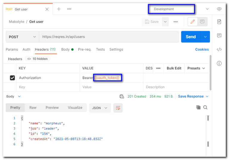 Postman Save A Response Value Into A Variable Makolyte 3046