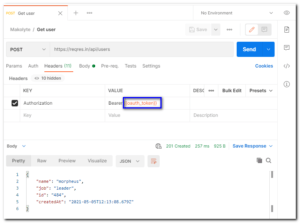 Postman - Save a response value into a variable | makolyte