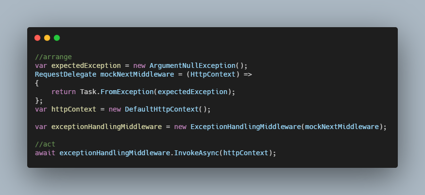 Aspnet Core How To Unit Test Your Middleware Class Makolyte 1706
