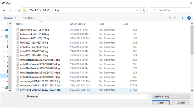 WinForms - How to prompt the user for a file | makolyte