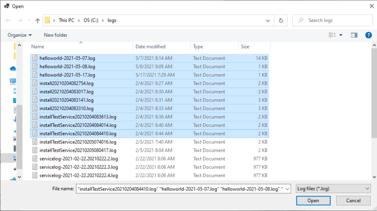 WinForms - How to prompt the user for a file | makolyte