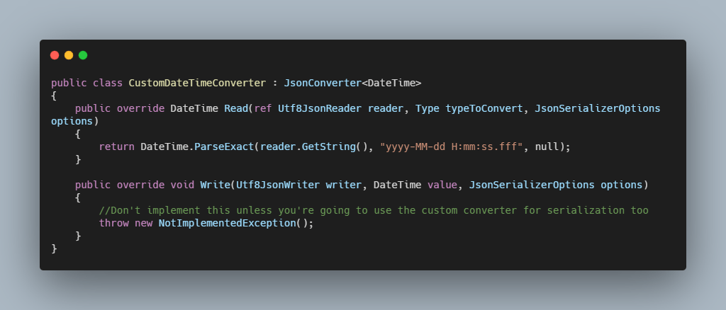 System Text Json JsonException The JSON Value Could Not Be Converted 