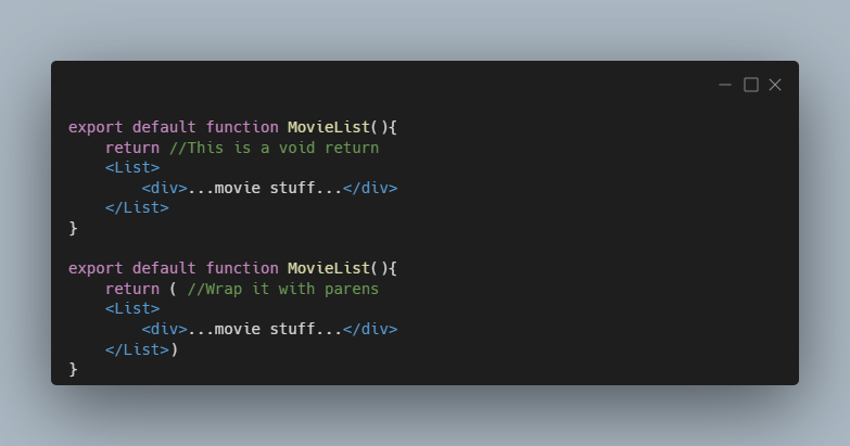 TS2786 X Cannot Be Used As A JSX Component Unreachable Code MAKOLYTE