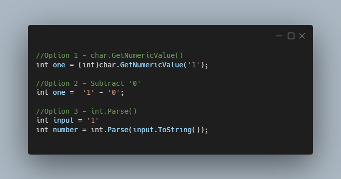 C How To Convert Char To Int MAKOLYTE